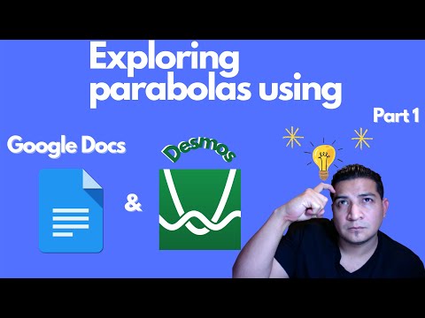 Exploring Parabolas using Google Docs and Desmos