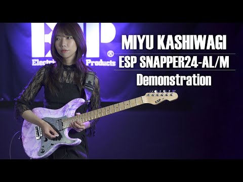 ESP Guitars: ESP SNAPPER24-AL/M MIYU Custom Demonstration