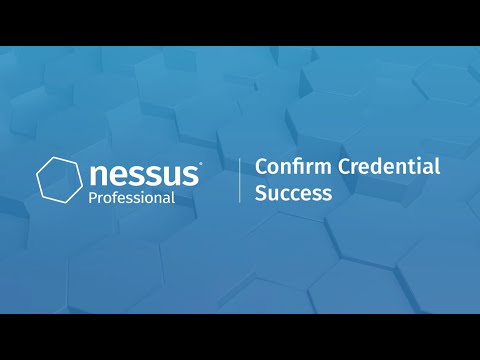Confirm Credential Success in Nessus Professional