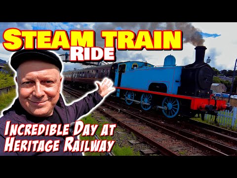 Scotland's STEAM TRAIN Thrill - Bo'ness and Kinneil Heritage Railway