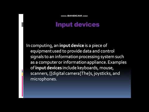 computer PPT for class 6 input and output devices