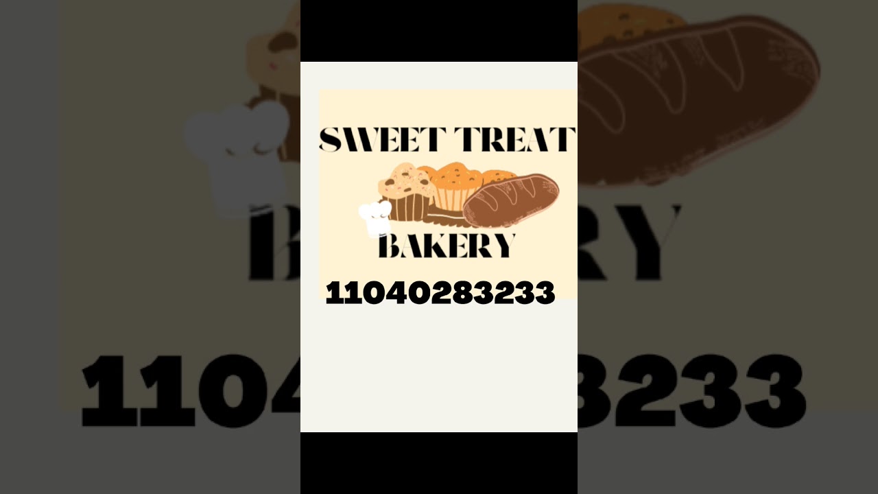 cafe/ bakery decal codes