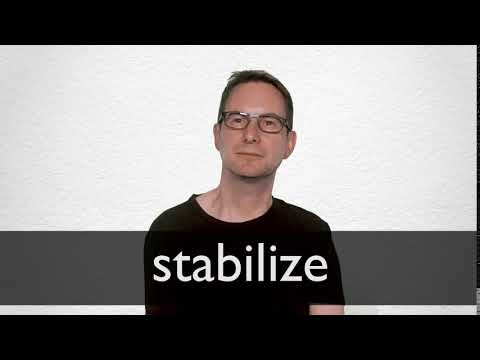 STABILIZE definition and meaning | Collins English Dictionary