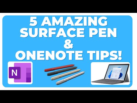5 AMAZING Surface Pen and OneNote Tips!