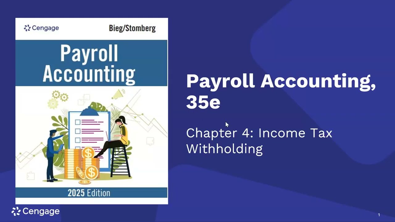 Payroll Accounting Ch. 4 - W-4 & W2