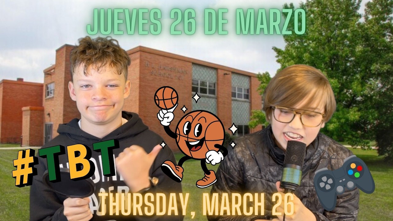 Daily Announcements: Thursday, March 26, 2026