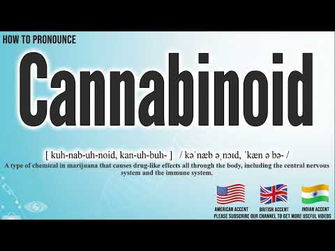 Cannabinoid Pronunciation | How to Pronounce (say) Cannabinoid CORRECTLY | Meaning Definition