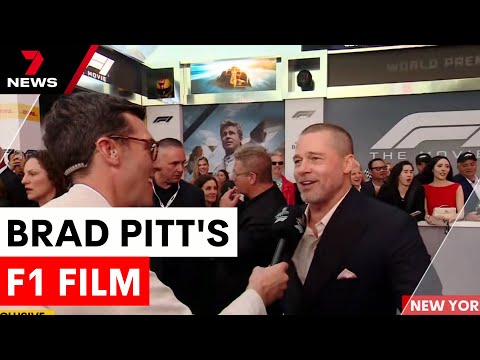 Brad pitt's new F1 film earns driver approval | 7NEWS