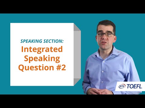 How to approach Integrated Speaking Task - 1 Video Lecture - Speaking ...