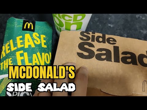 MCDONALD'S UK - SIDE SALAD | Best Veggie Fast-food in London