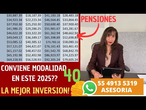 Conviene modalidad 40 en 2025?? La mejor inversión
