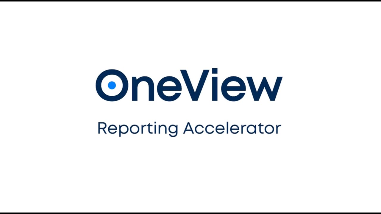 OneView Reporting Accelerator