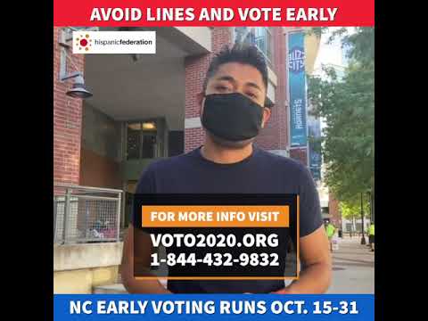 Early Voting: North Carolina (English)