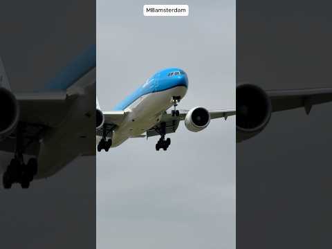 BOEING 777-306 KLM (BANGKOK TO AMSTERDAM) LANDING SCHIPHOL AIRPORT / PLANE SPOTTING / PHBVP KL844