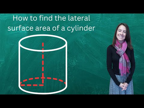How to find the lateral surface area of a cylinder
