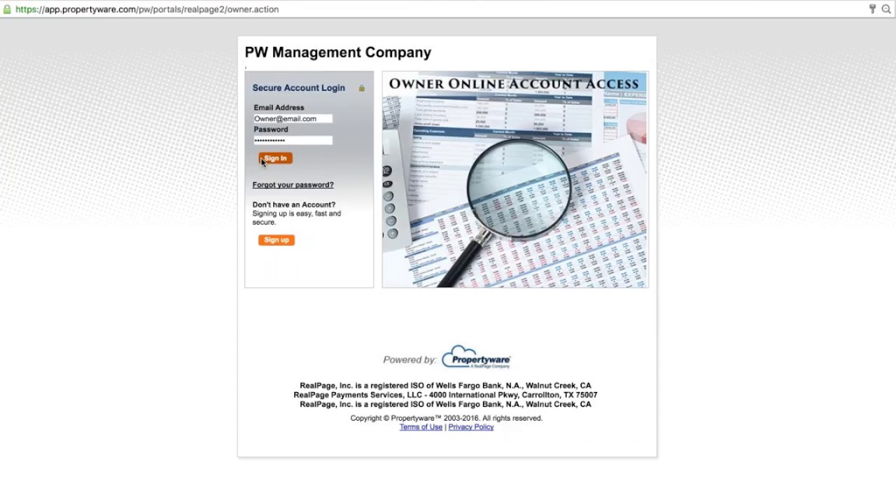 Owner Portal Instructional Video