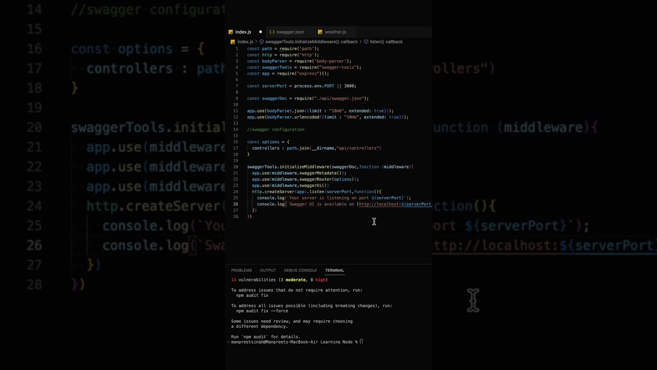 Creating Swagger Documentation for Your Node API: A Step-by-Step Guide || Node || Express || Backend