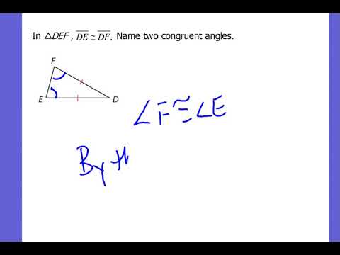 5 4 Base Angles Theorem