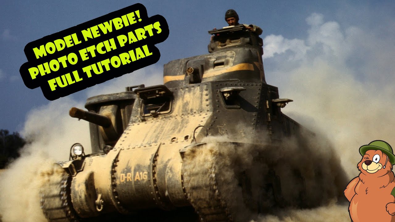 FULL HOW TO BUILD A TANK MODEL - M3 Lee Photo Etch details