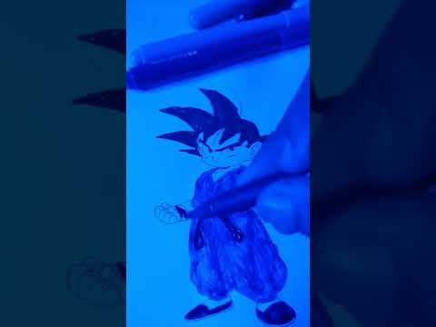 Pintando a Goku de DBZ #shorts