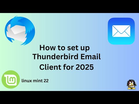 let's get rid of Windows 11 Part 5 : Thunderbird Email #linuxmint