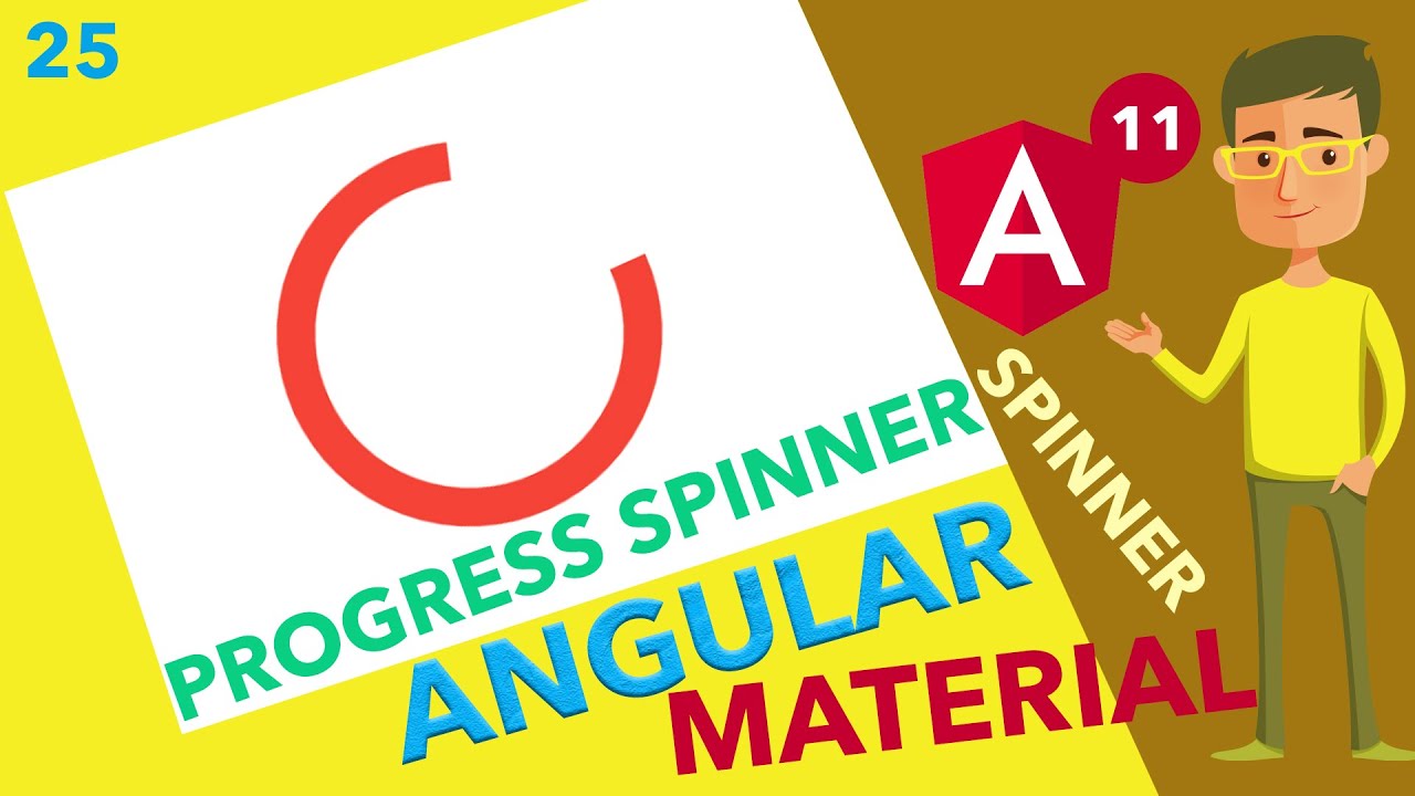 🔴 Angular 11 Tutorial || Progress spinner Angular Material ||  Ujjwal Technical Tips