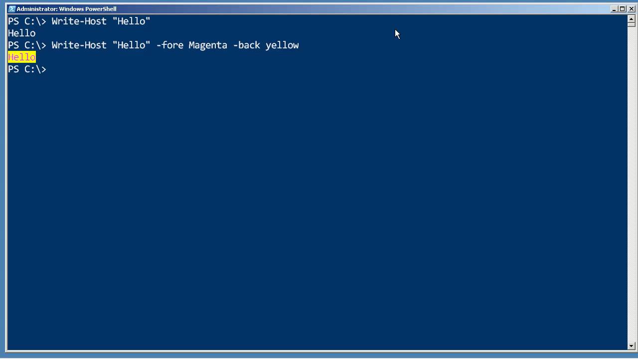 Chapter 16 - Write-Host.mp4