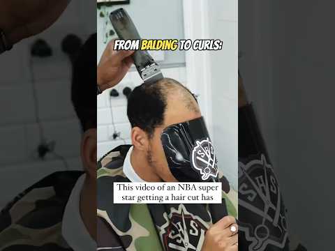 This NBA player wear the craziest permanent wig! #shorts #nba #wigs