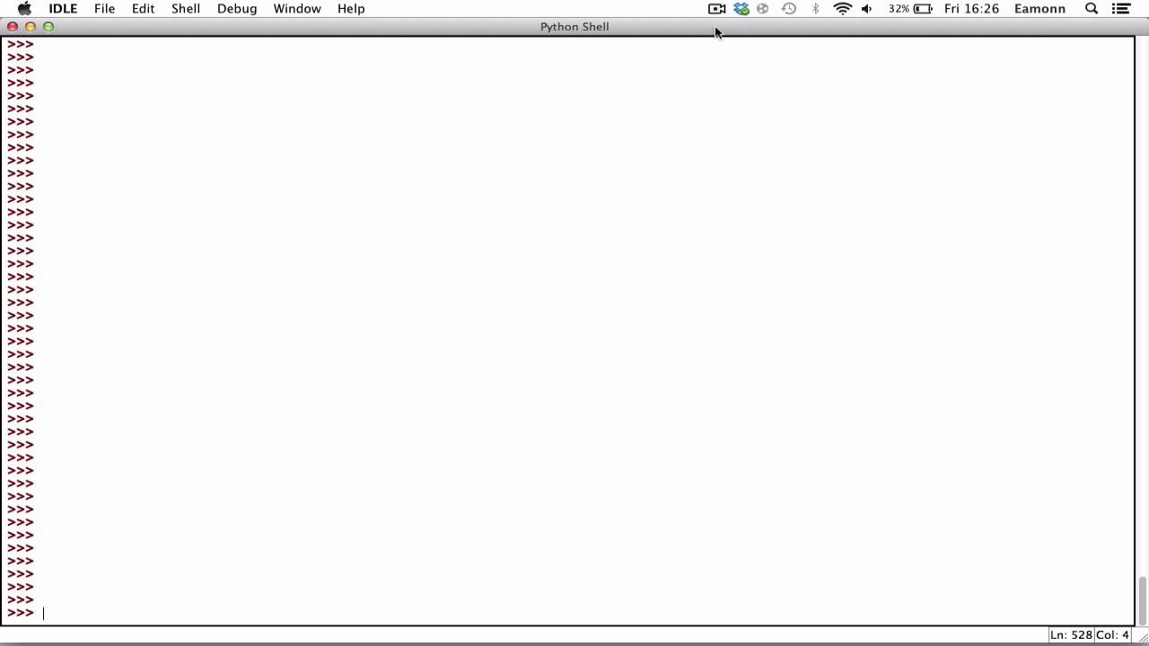 Python 2.7.2 Programming Tutorial #9: Control Flow! Pt. 1