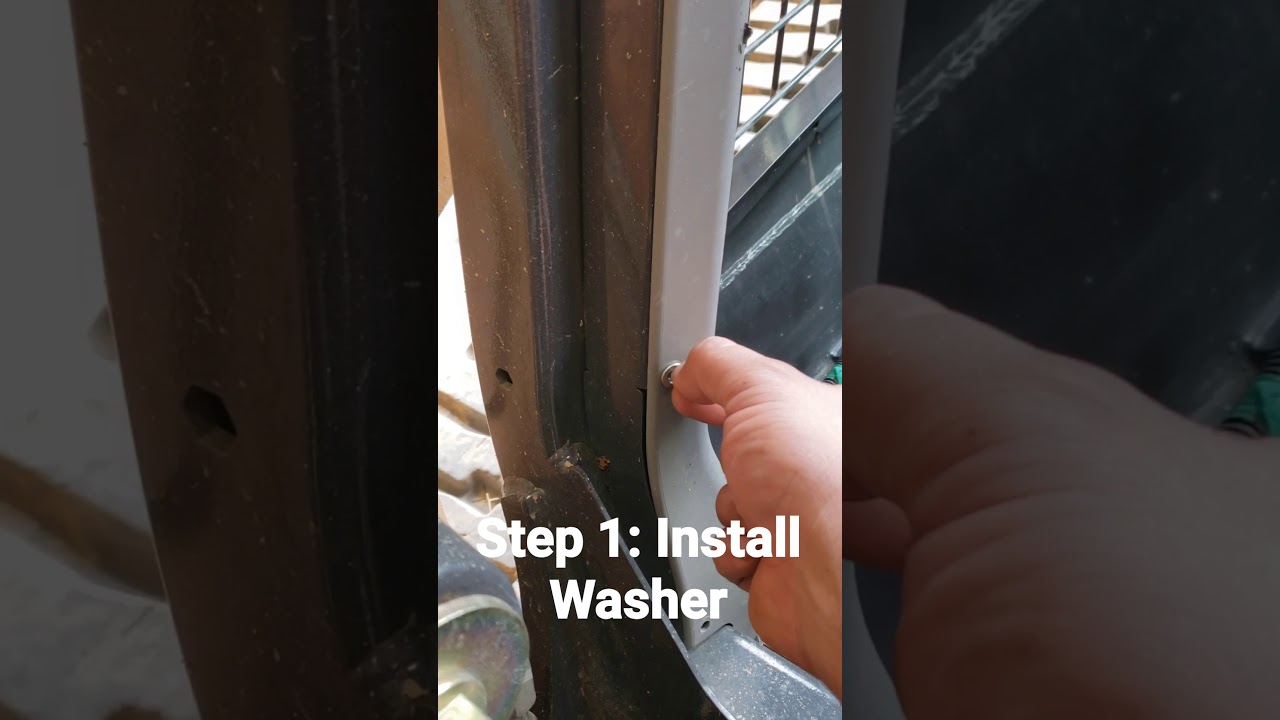 How to install a Nut & Washer + Tighten