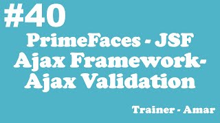 PrimeFacesのprocess/update属性とJSFのf:ajax execute/render属性の理解