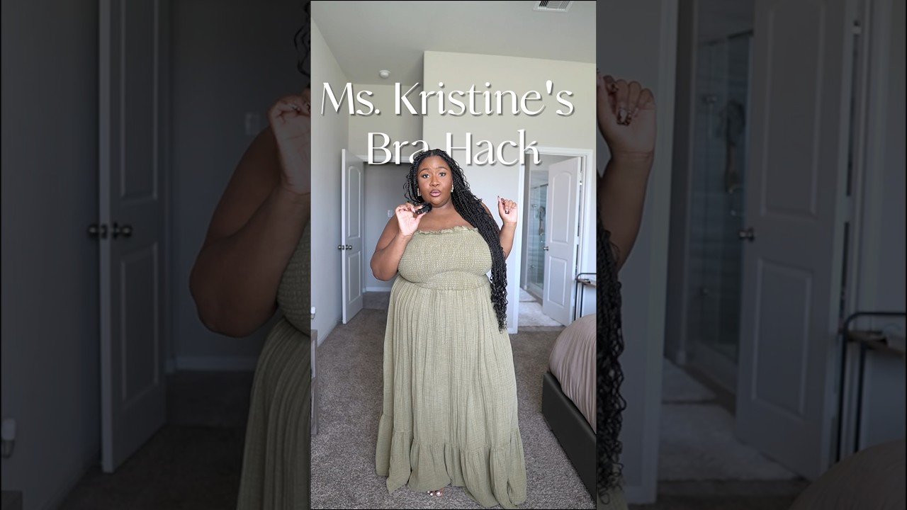 Strapless Bra Hack for Spring | Plus Size Fashion Tips