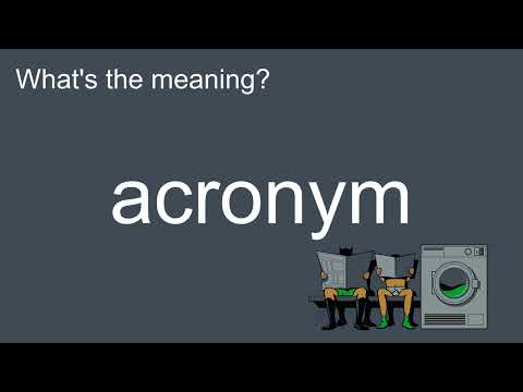 What's the meaning of "acronym", How to pronounce? #meaning #pronunciation #Dictionary