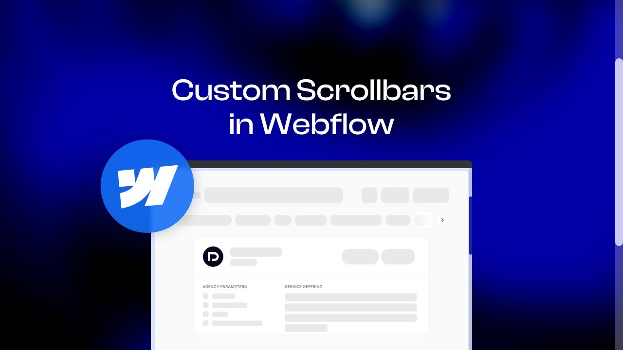 Custom Scrollbars in Webflow