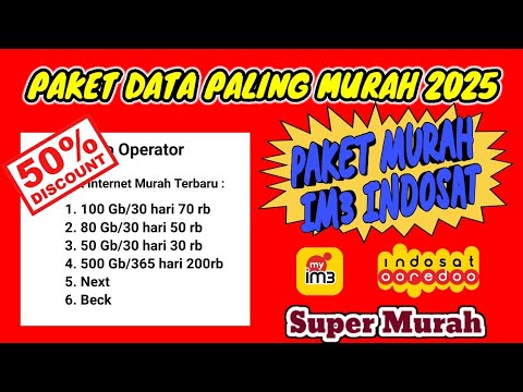 PAKET INTERNET MURAH IM3 2025_Paket Internet Im3 Indosat Murah 2025