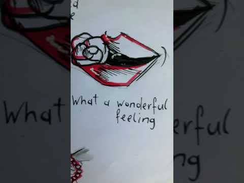 Lyrics art the red means I love you #drawing #foryou #viral #lyrics #song