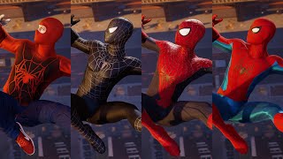 Peter Crafts All of His Movie Suits at Marvel’s Spider-Man Remastered ...
