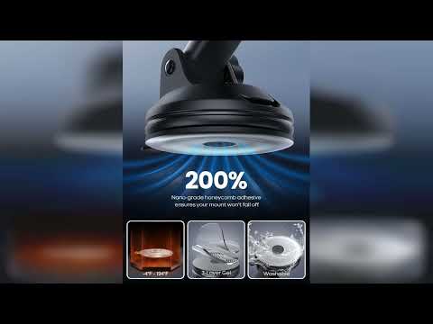 Review: Lamicall Car Phone Holder - [Strongest Military-Grade Suction Cup] 360° Rotation Phone...