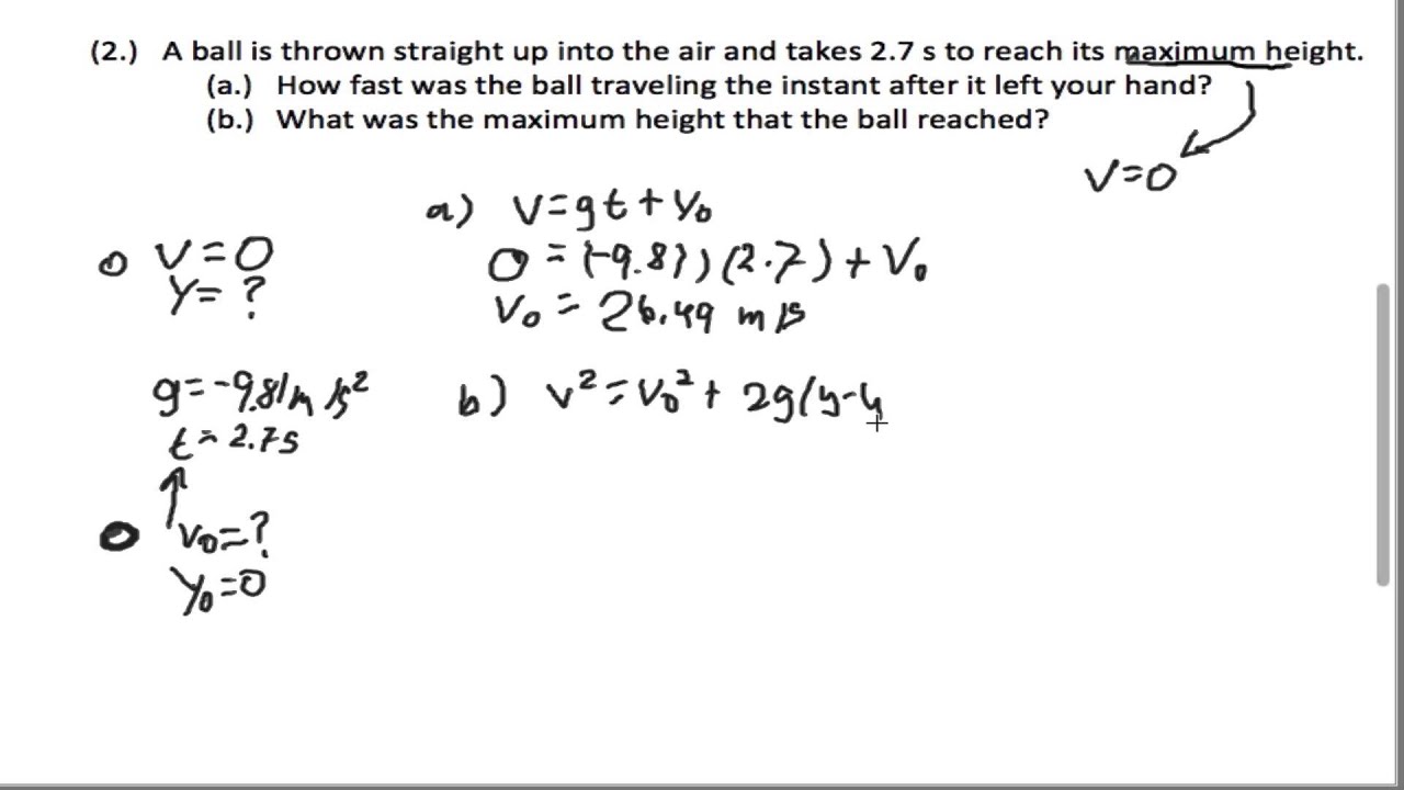 Gravity Worksheet - Problem 2