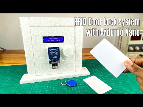 How to make an RFID door lock system using an Arduino Nano board #sritu_hobby #arduinoproject