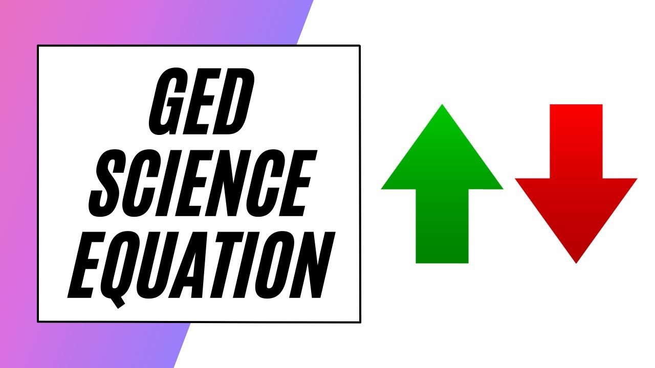 GED Science Equations – Without Values!