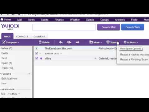 How to Make the Yahoo! Spam Filter Work : Internet Help & Basics