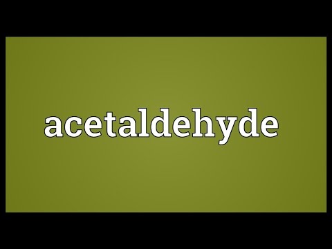 Acetaldehyde Meaning