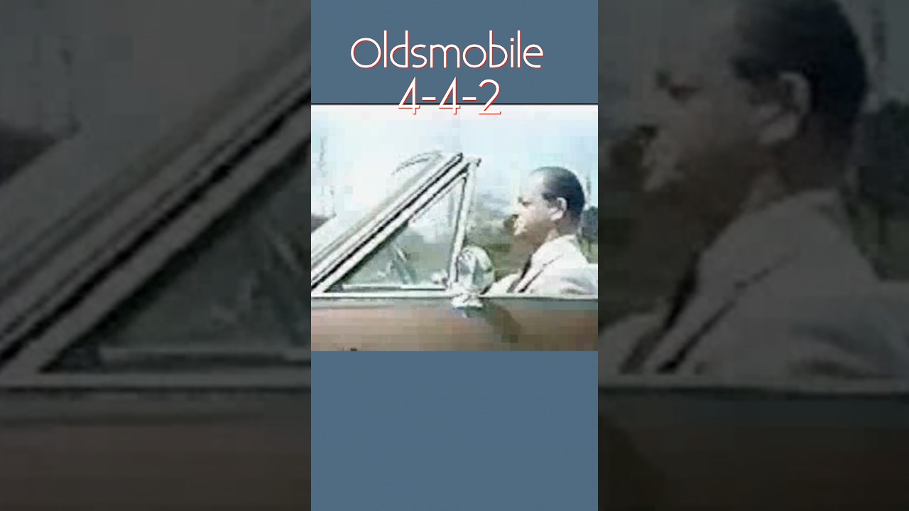 1966 Olds 4-4-2! Car commercial classic. #oldsmobile