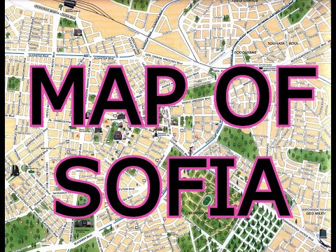 MAP OF SOFIA