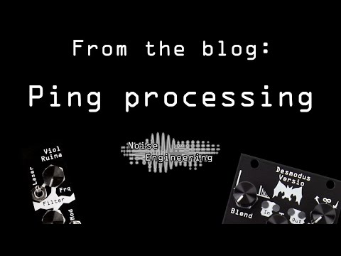 Blog: Ping processing