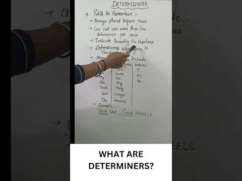 What are Determiners | Determiners class 10 #determiners #englishgrammar