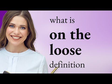 On the loose — ON THE LOOSE meaning