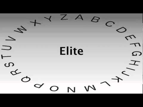 Spelling Bee Words and Definitions — Elite