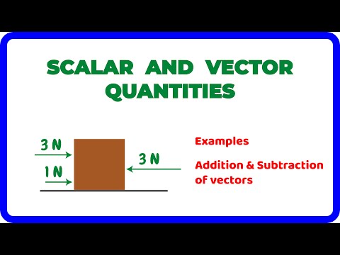 Scalar and Vector Quantities